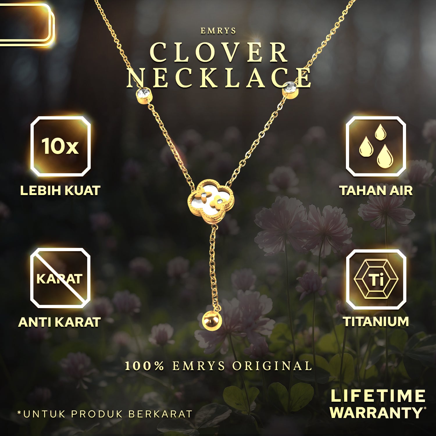 Necklace CLOVER – EMRYS INDONESIA