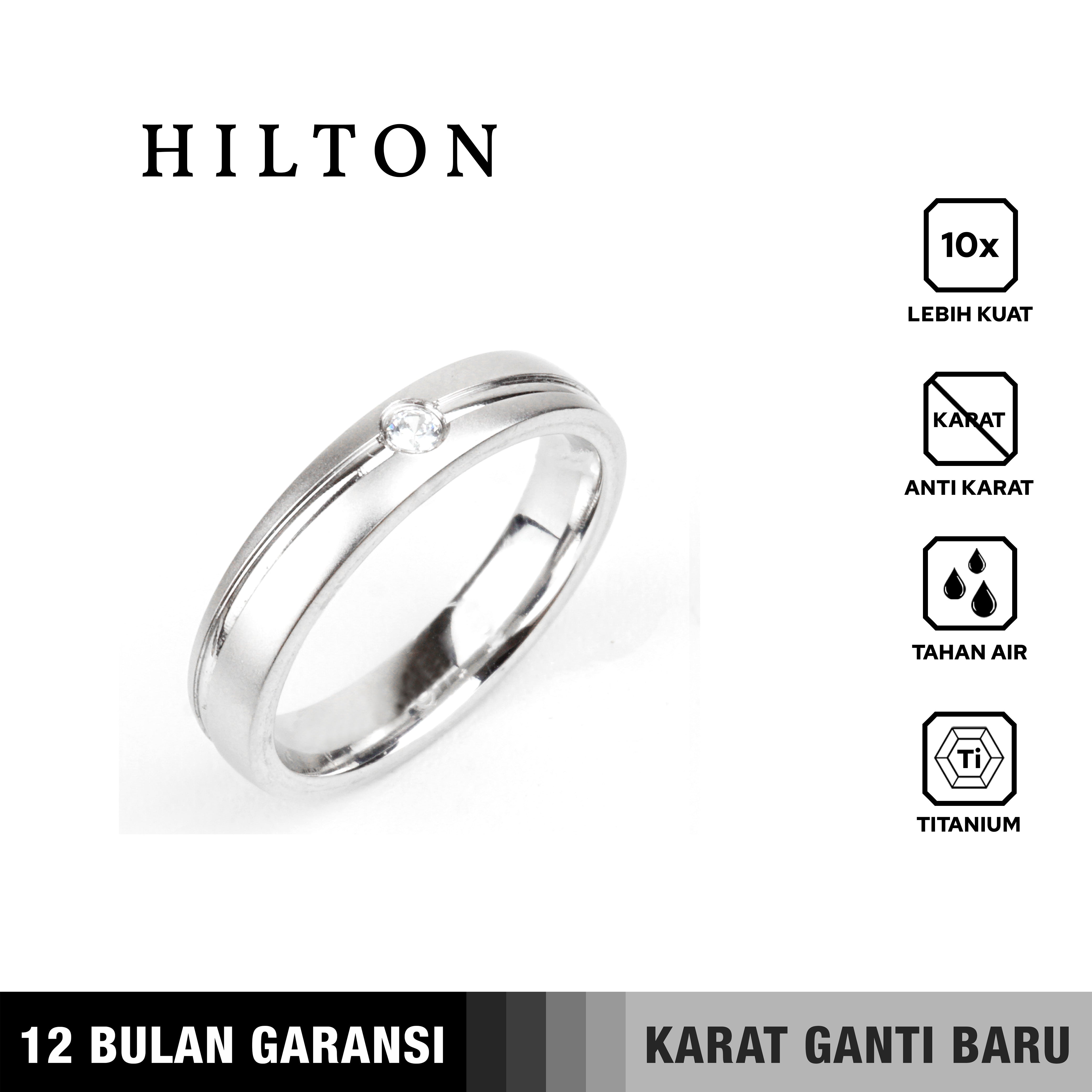 Jual Cincin Titanium Asli HILTON Model Terbaru – EMRYS INDONESIA